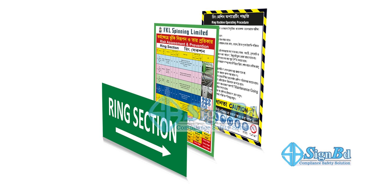 Spinning Safety Signs